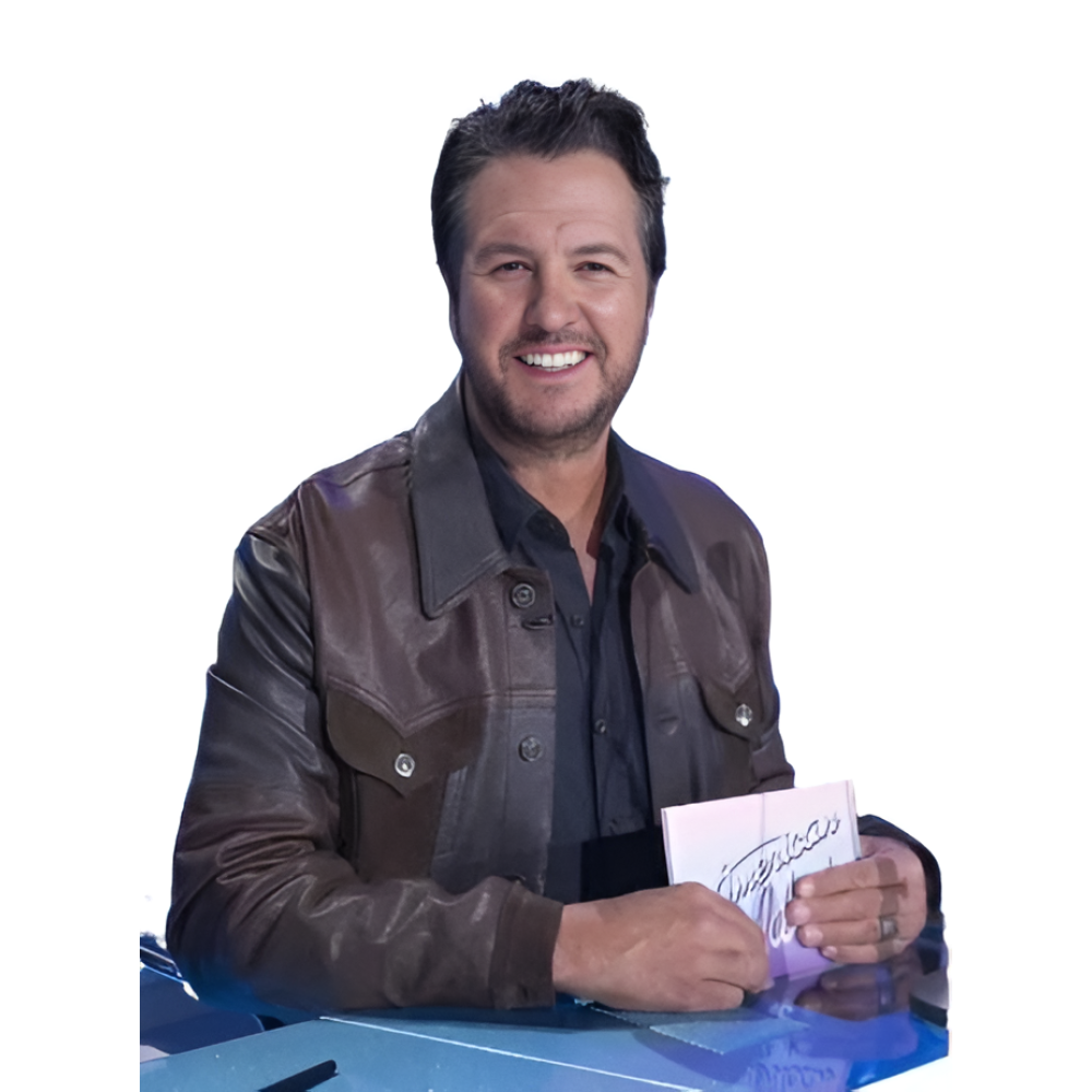 Luke Bryan American Idol 2026 Leather Jacket
