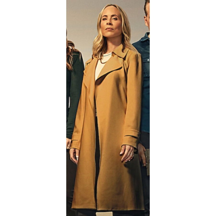 Mae Buckley The Waterfront Maria Bello Trench Coat