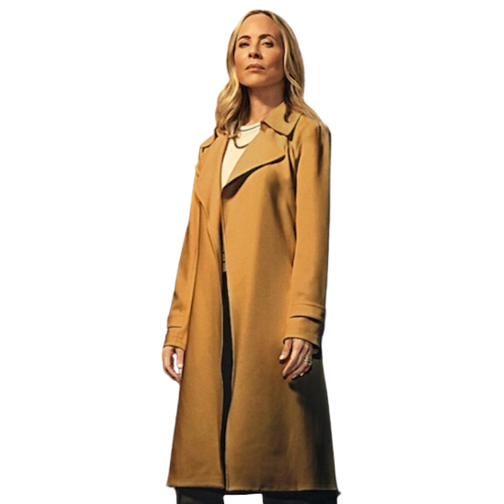 Mae Buckley The Waterfront Maria Bello Trench Coat