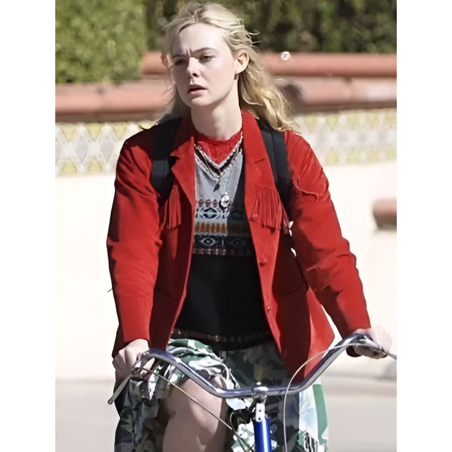 Margos Got Money Troubles Elle Fanning Red Jacket | America Suits