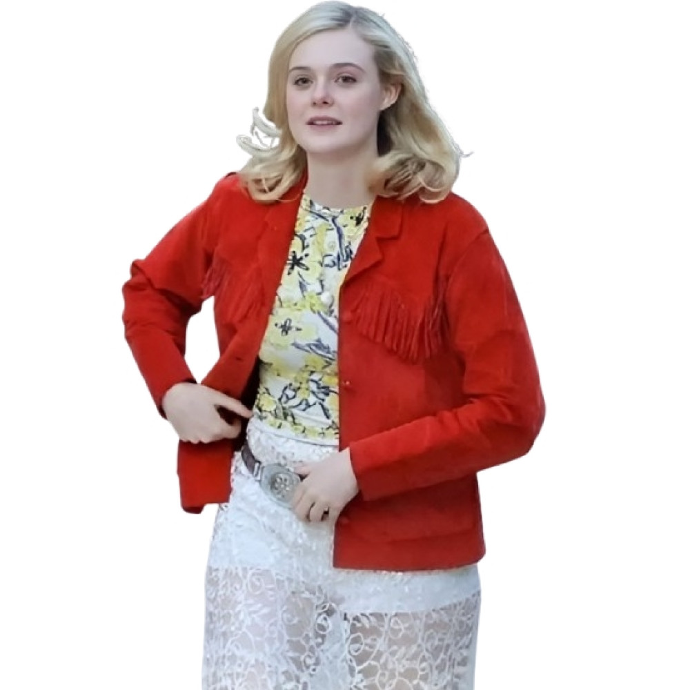 Margos Got Money Troubles Elle Fanning Red Jacket | America Suits