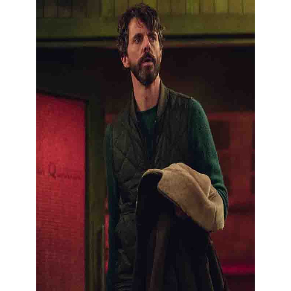 Matthew Goode Dept. Q 2025 Black Vest