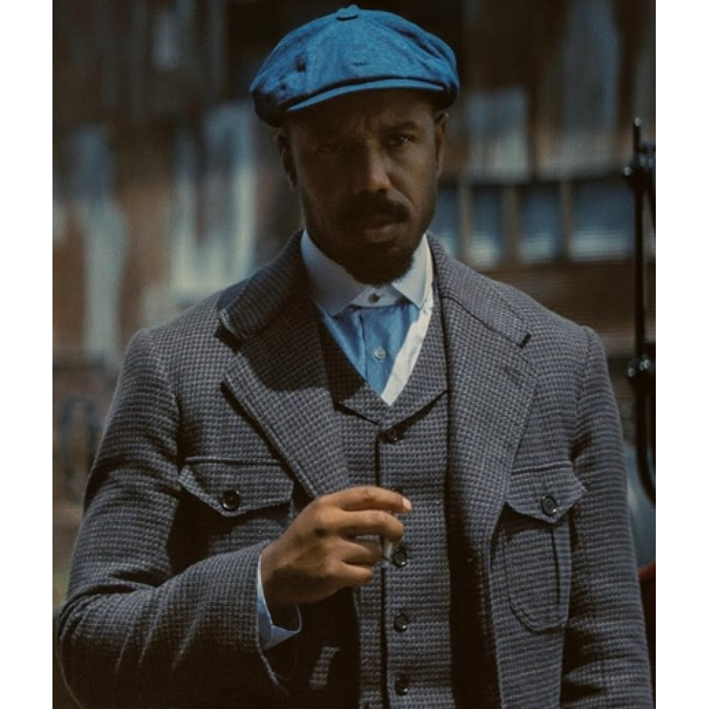 Michael B Jordan Sinners 2025 Elijah Coat | Michael B Jordan Outfit ...