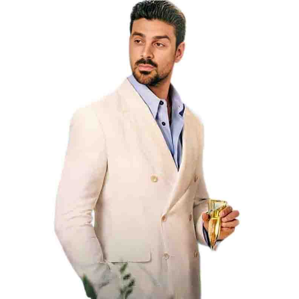 Michele Morrone Another Simple Favor White Blazer