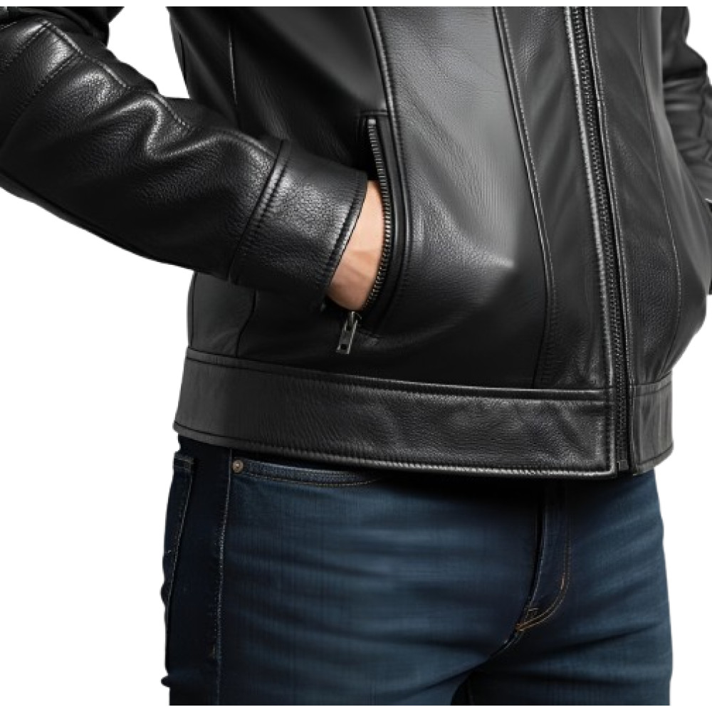 Nightwing DC Comics Black Leather Cosplay Jacket