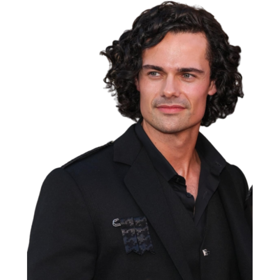 Outlander Jamie Roy Black Coat