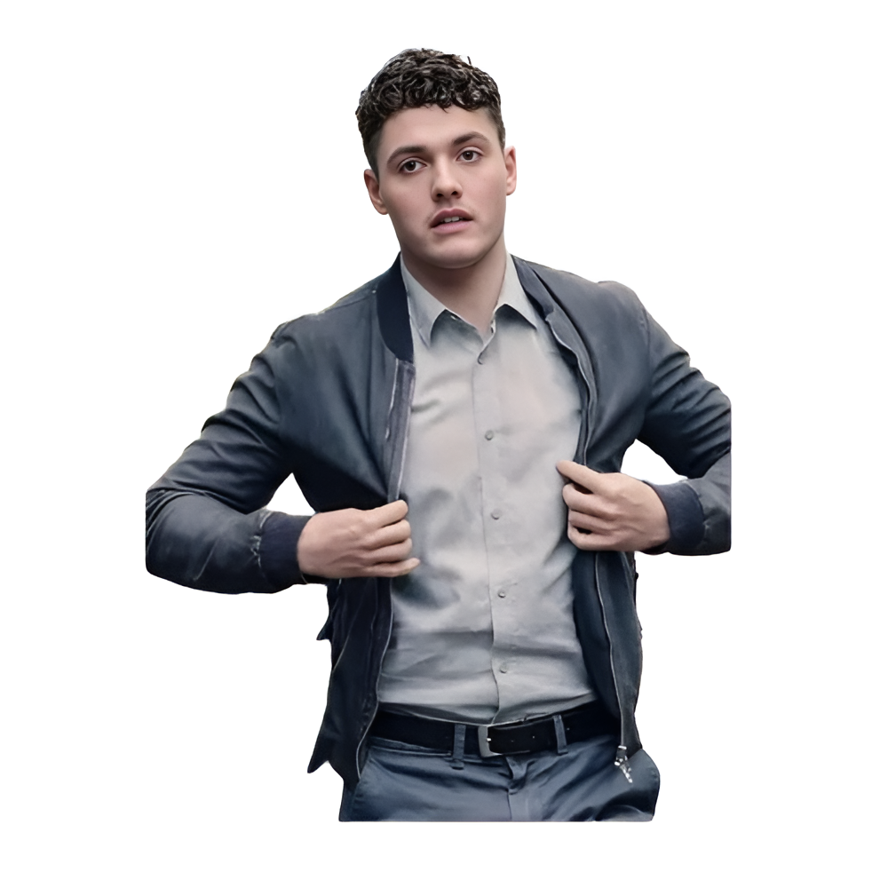 Patience Tom Lewis Cotton Jacket | Charcoal Grey Style | America Suits
