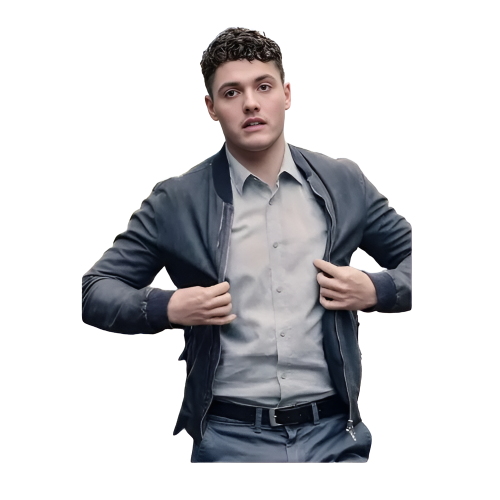 Patience Tom Lewis Cotton Jacket | Charcoal Grey Style | America Suits