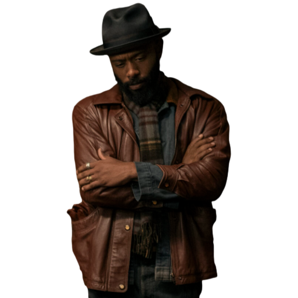 Play Dirty LaKeith Stanfield Brown Leather Jacket | America Suits