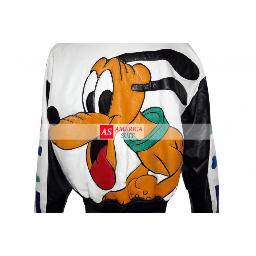 Pluto Bomber Leather Jacket