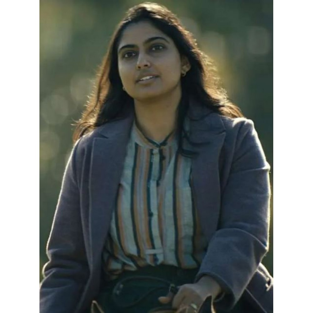 Rani Singh Sweet Tooth Purple Coat | AmericaSuits