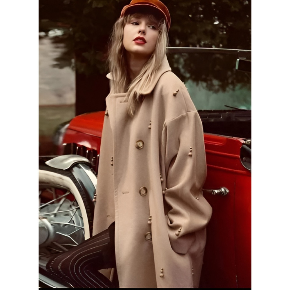 Red All Too Taylor Swift Wool Coat