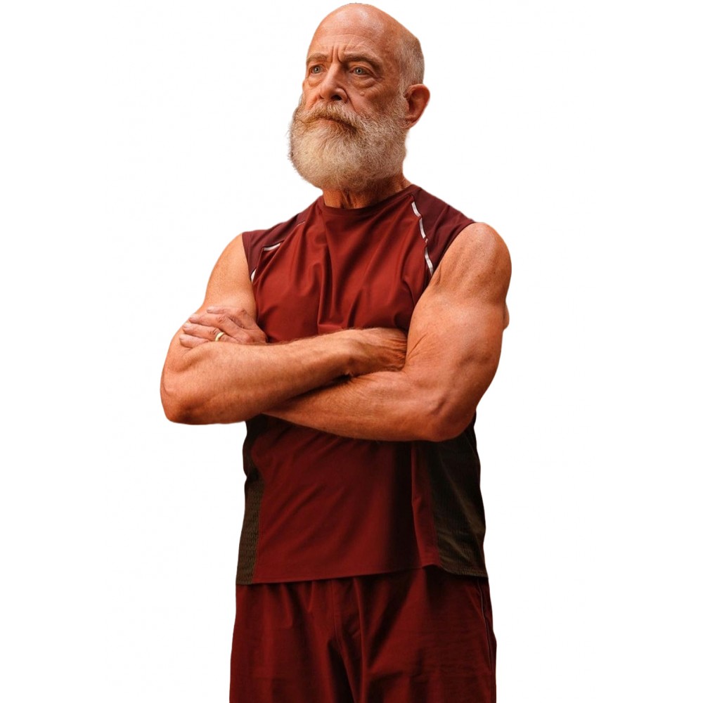 Red One J.K. Simmons Red Tracksuit | America Suits
