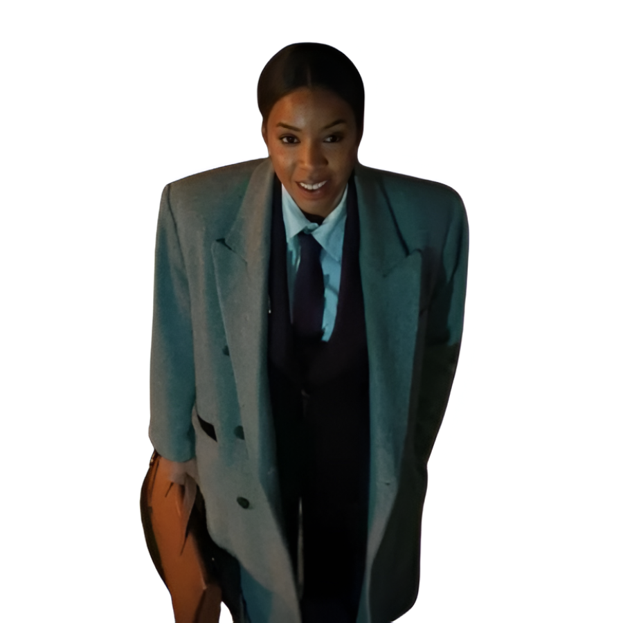 Relationship Goals Kelly Rowland Grey Trench Coat | America Suits