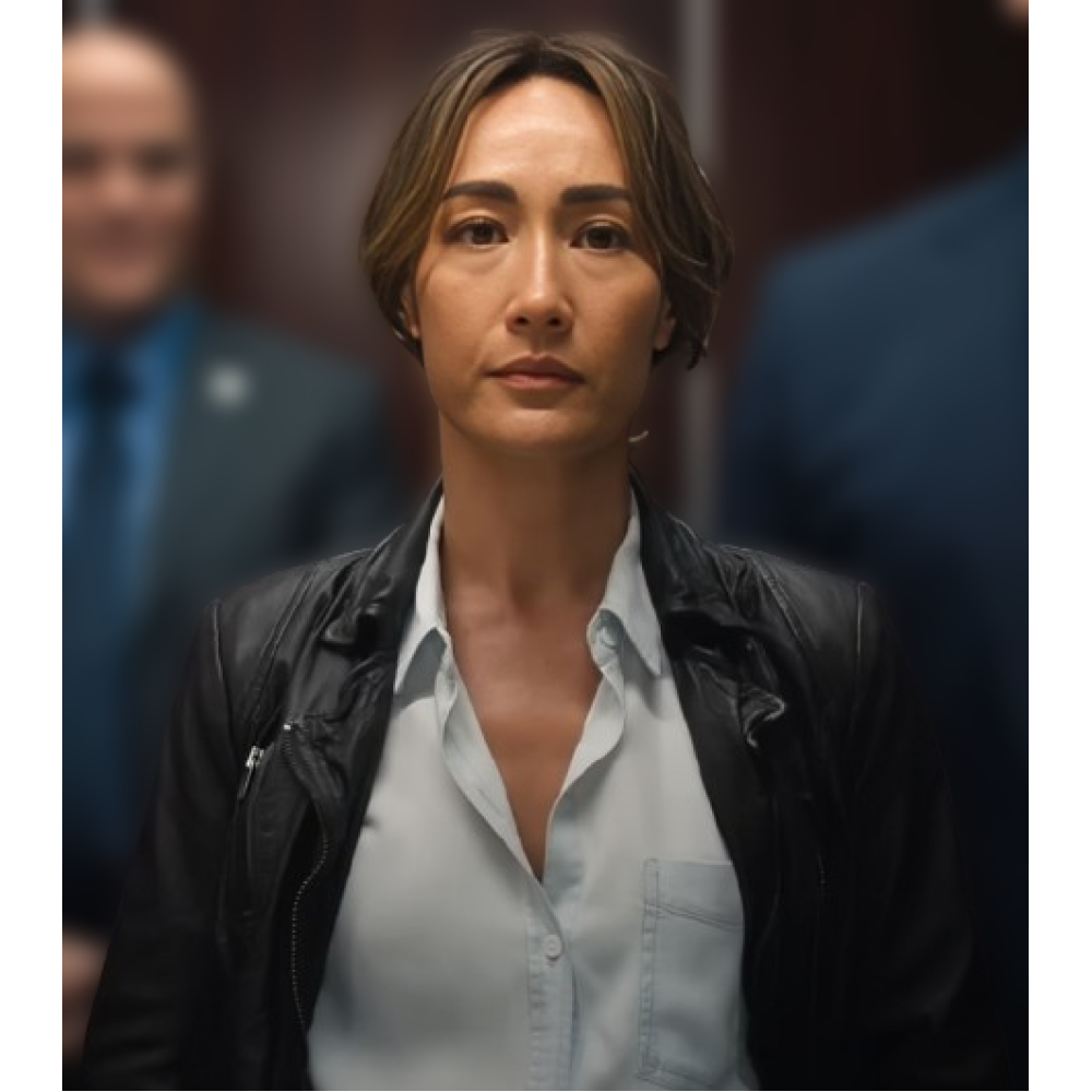 Renee Ballard Black Leather Jacket | Ballard Tv Series Outfits ...