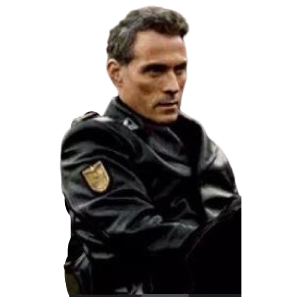 Rufus Sewell The Man in the High Castle John Black Leather Jacket