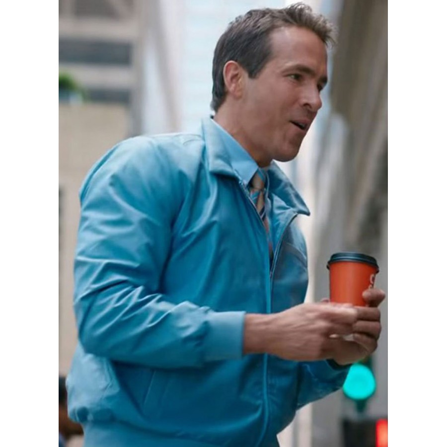 Ryan Reynolds Free Guy Blue Jacket