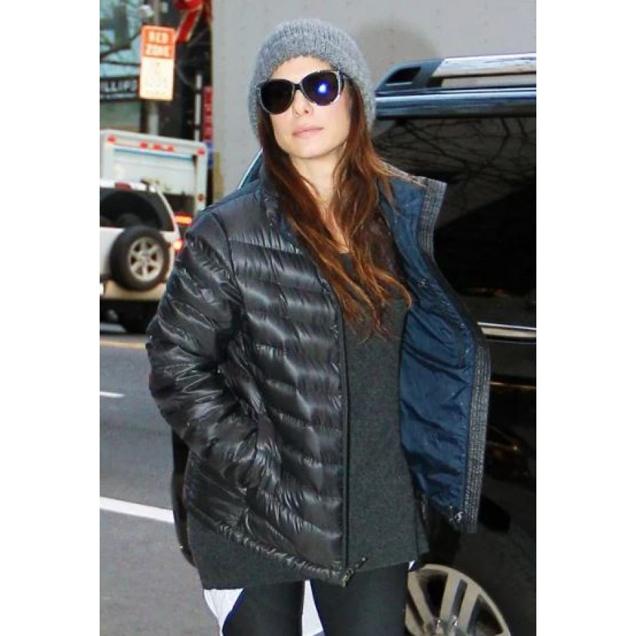 Sandra Bullock Black Puffer Jacket | AmericaSuits