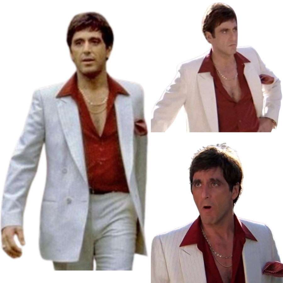Scarface White Suit | Scarface Tony Montana White Suits