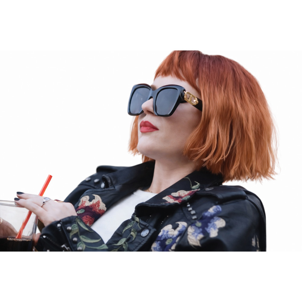Sierre McCormick Killing Mary Sue Floral Printed Leather Jacket