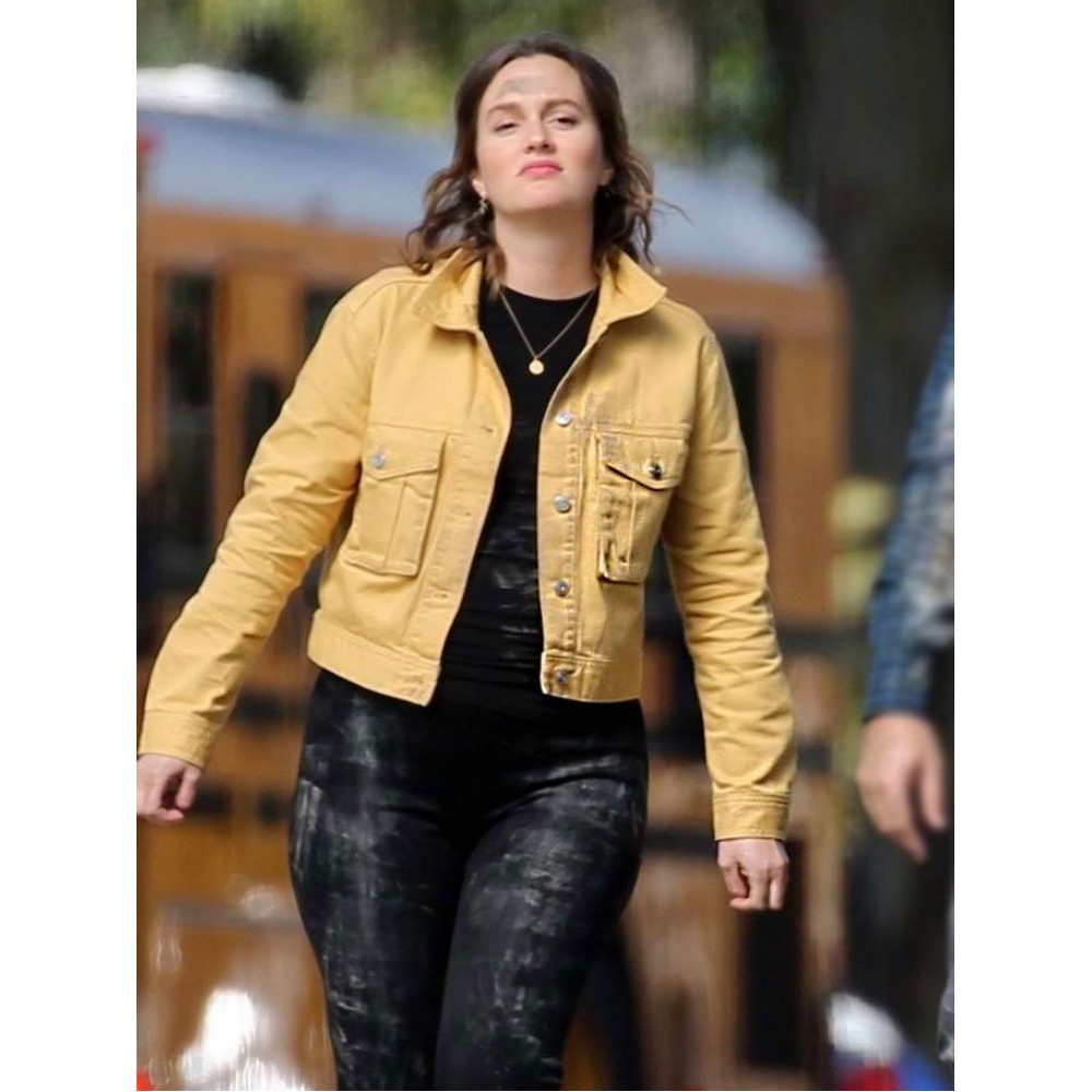 Single Parents Leighton Meester Yellow Jacket