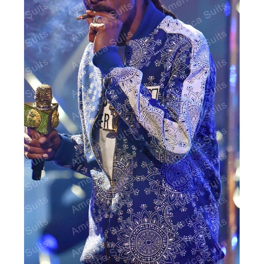 Snoop Dogg 2023 Blue Printed Tracksuit | 40% OFF