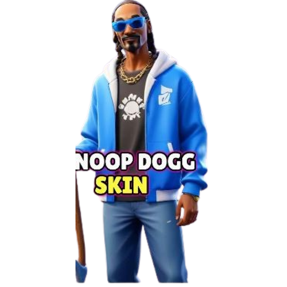 SNOOP DOGG FORTNITE SKIN SKY BLUE JACKET