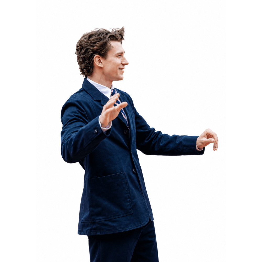 Spider Man Brand New Day 2026 Tom Holland Blue Blazer | America Suits