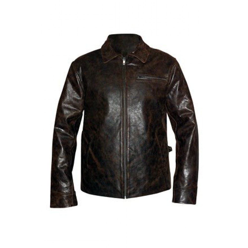 Original Starsky And Hutch distressed Leather Jacket