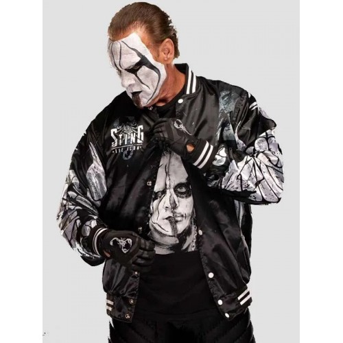 Sting Black Bomber Jacket | 20% OFF