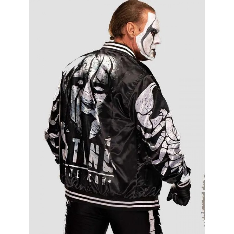 Sting Black Bomber Jacket | 20% OFF