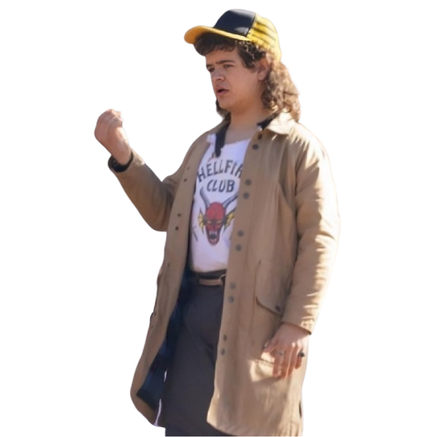 Stranger Things S05 Dustin Henderson Beige Coat | Stranger Things S05 ...