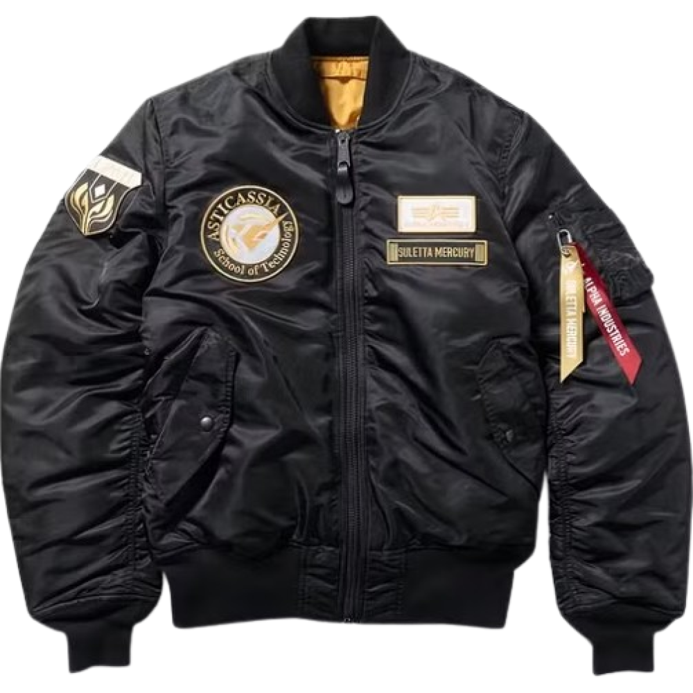 Suletta Mercury MA1 Bomber Jacket | America Suits Suletta Mercury MA1 Bomber Jacket | America Suits