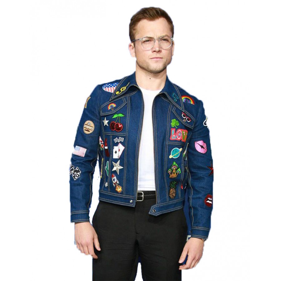 Taron Egerton Rocketman Denim Jacket