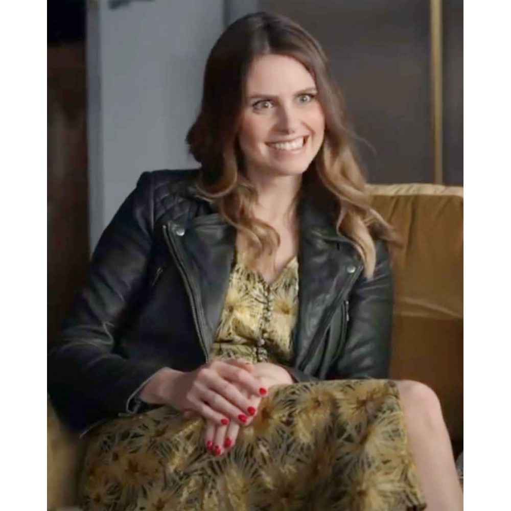 Ted Lasso Flo Collins Leather Jacket