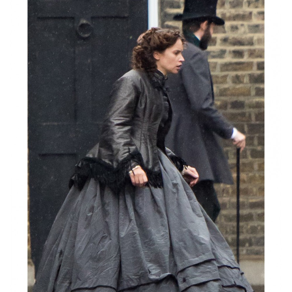 Felicity Jones Leather