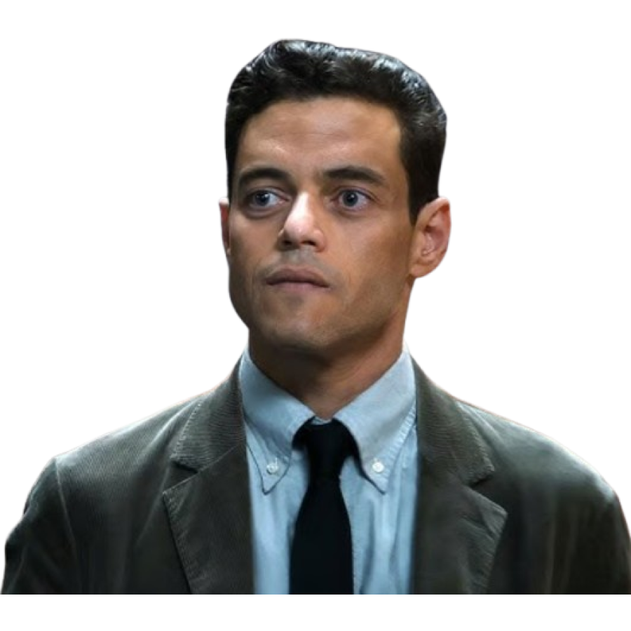 The Amateur 2025 Rami Malek Corduroy Coat | America Suits