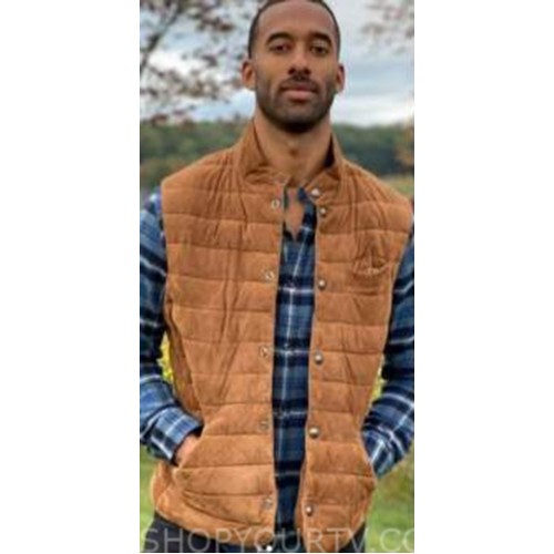 The Bachelor Season 25 Matt James Suede Vest