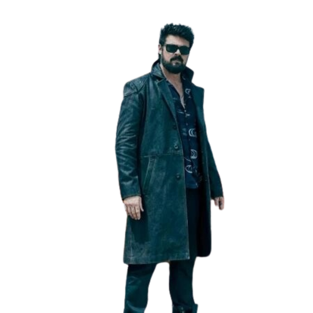 The Boys S03 Billy Butcher Long Leather Coat