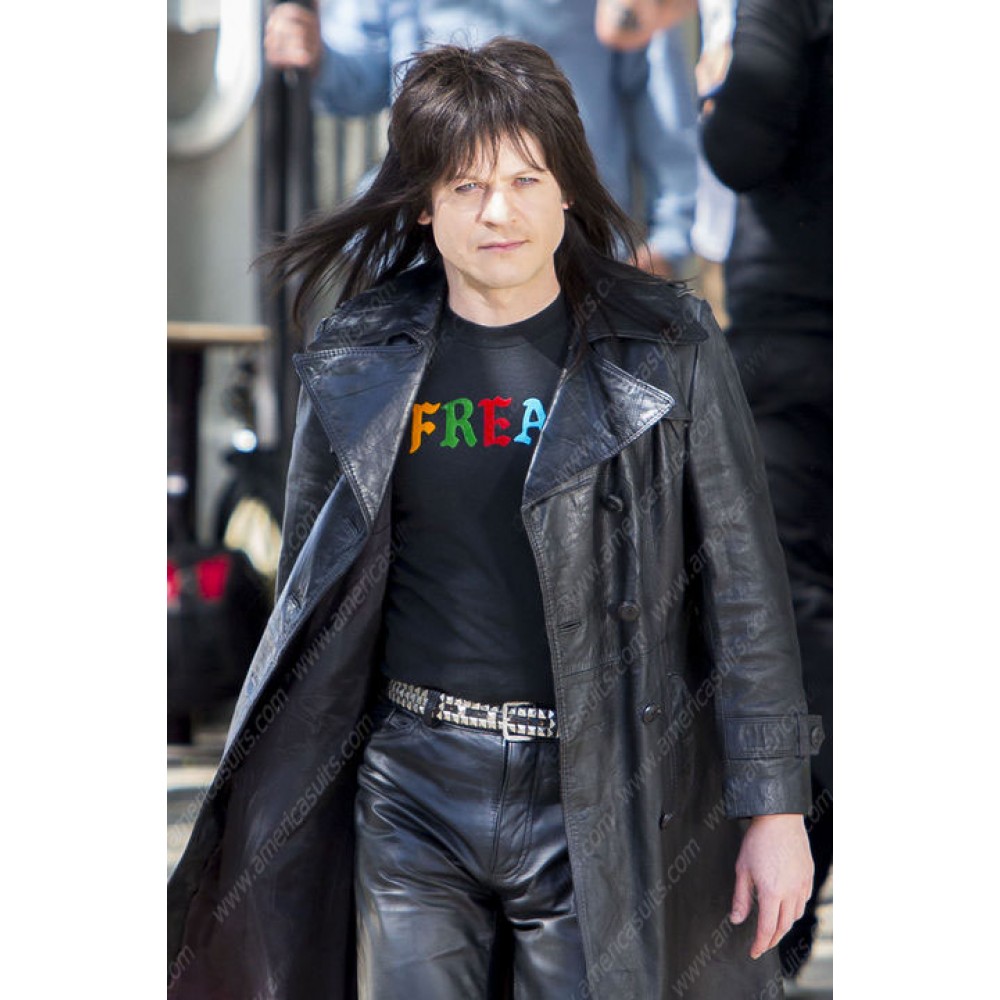 The Dirt Douglas Booth Leather Coat | americasuits.com