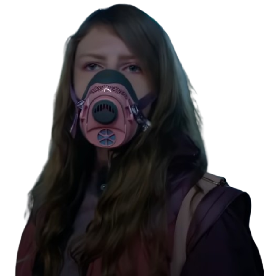 The Fix 2024 Grace Van Dien Burgundy Jacket | America Suits