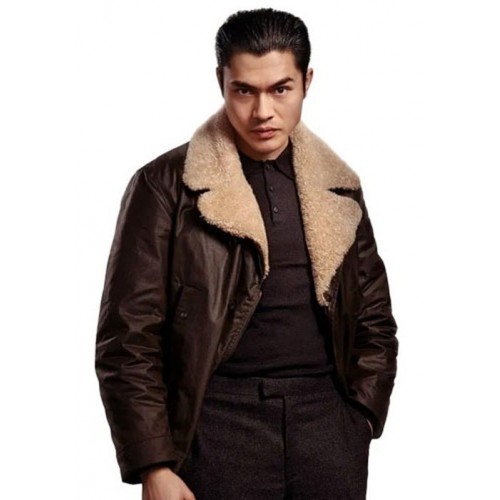 The Gentlemen Dry Eye Brown Leather Jacket |23% OFF