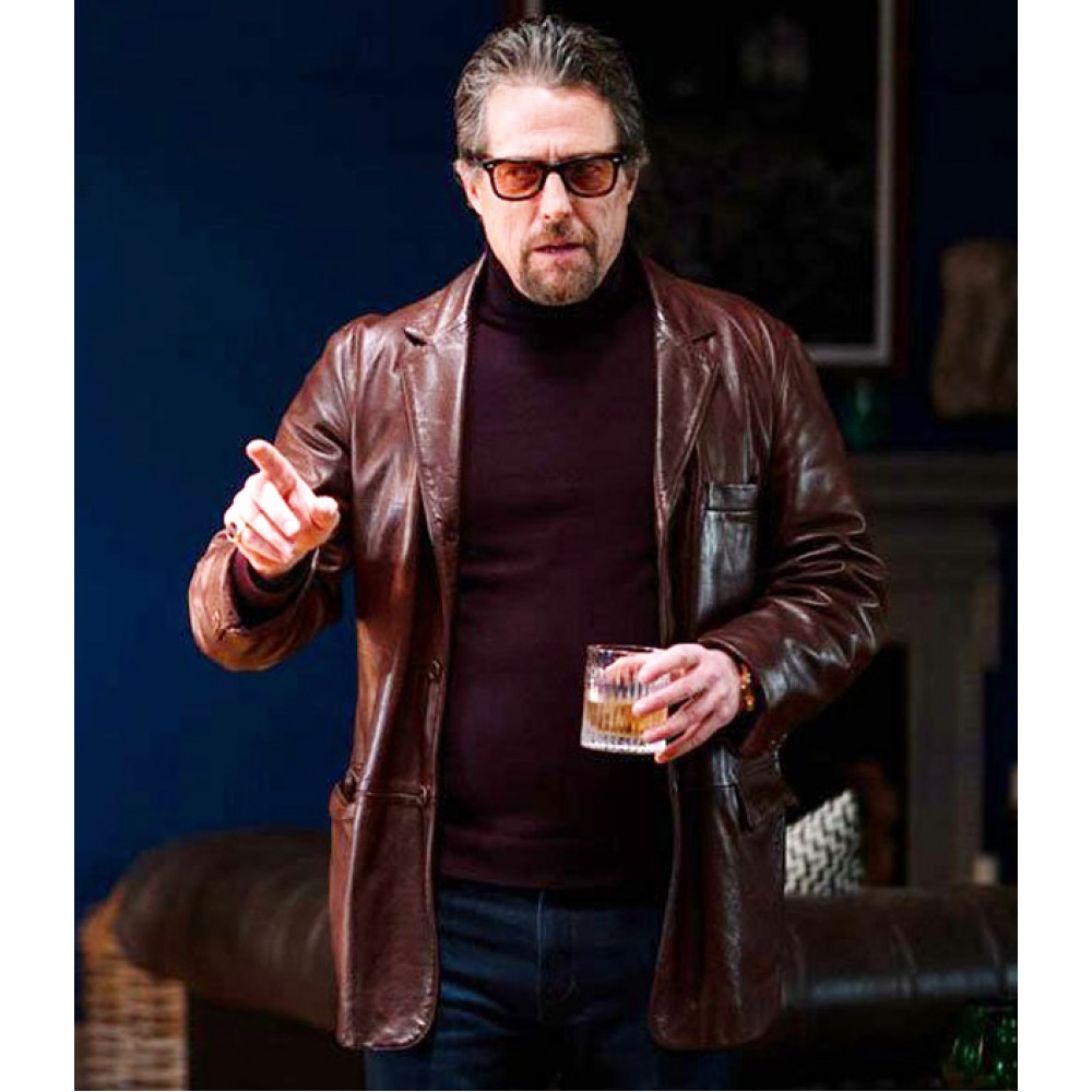 The Gentlemen Hugh Grant Leather Jacket | 22% OFF