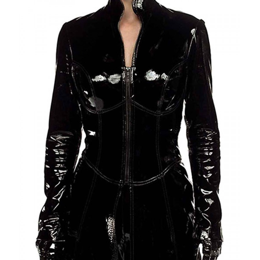 The Matrix 4 Trinity Leather Coat
