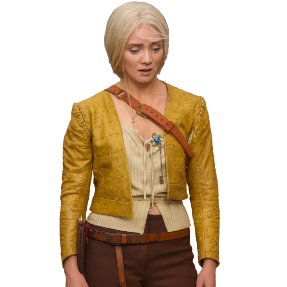 The Witcher S04 Freya Allan Hand Stitched Jacket | America Suits