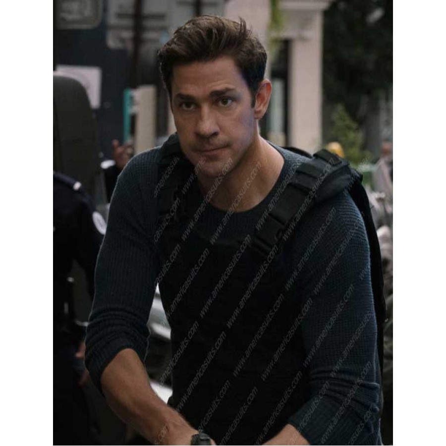 Tom Clancys Jack Ryan Black Vest | americasuits.com