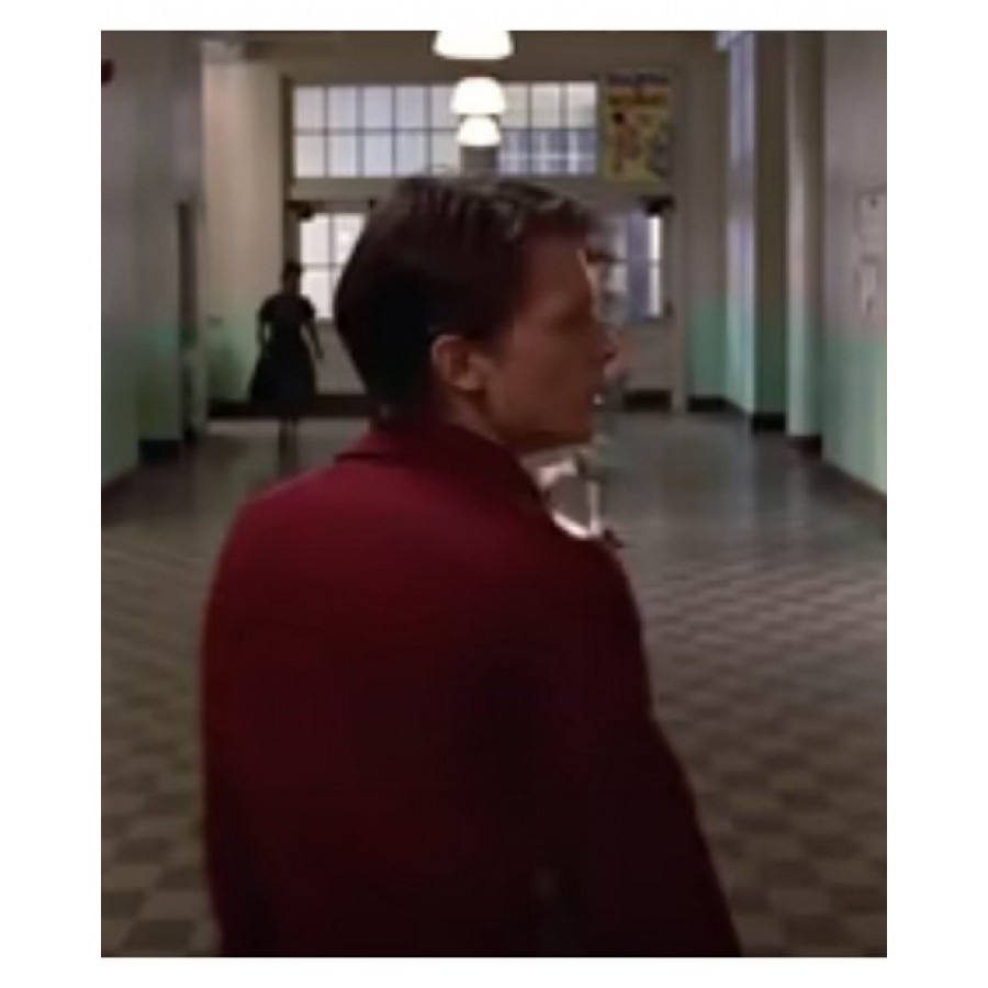 Tom Holland Back to the Future Red Jacket | 25% OFF