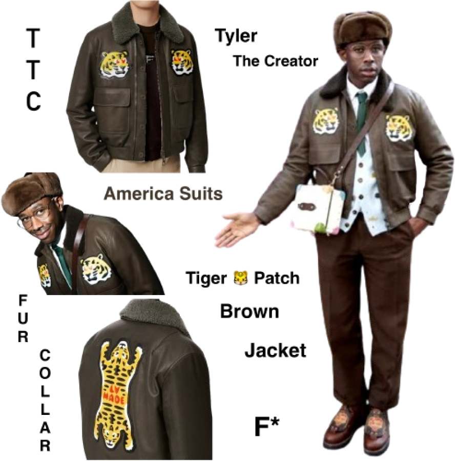 Tyler The Creator Tiger Patch Jacket