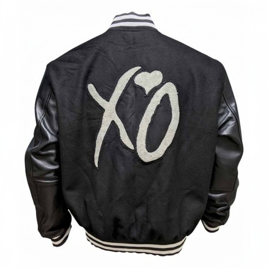 XO The Weeknd Tour Bomber Varsity Jacket | 30% OFF