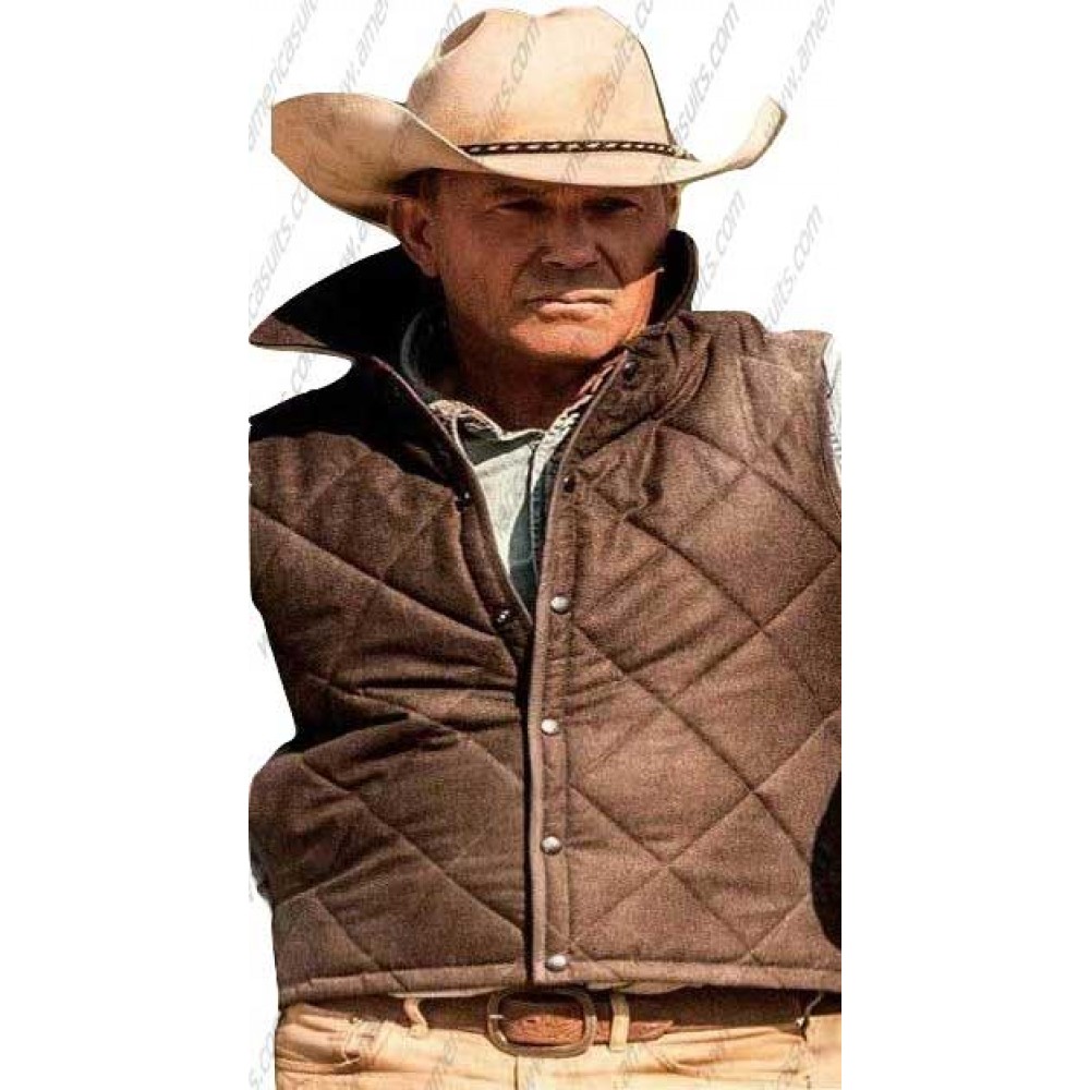 Yellowstone John Dutton Vest | americasuits.com